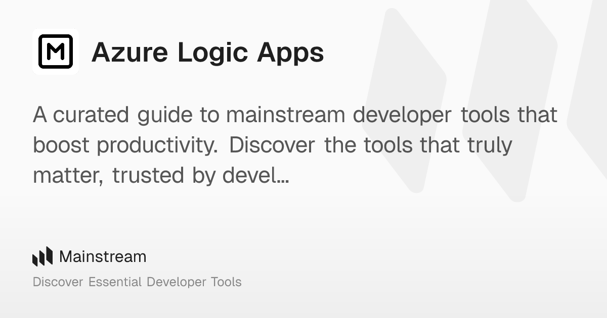 Azure Logic Apps: Visually design and automate complex business processes. – Mainstream
