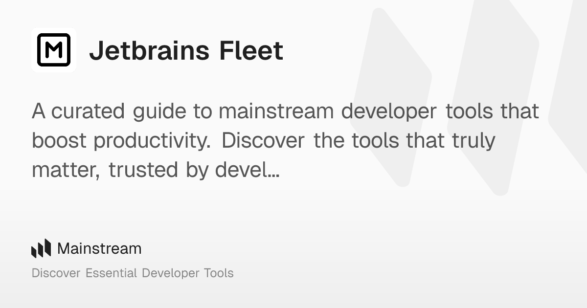 Jetbrains Fleet: A lightweight editor with the power of a distributed ...