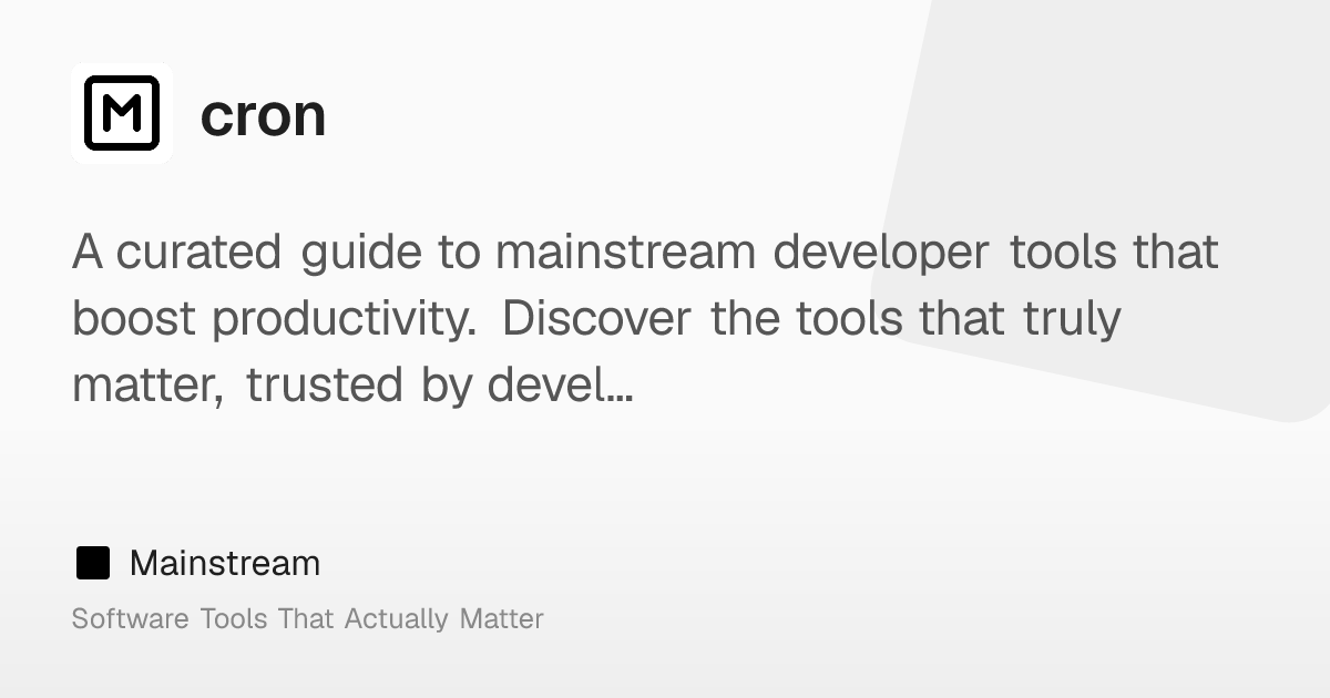 cron: A calendar designed for speed, focus, and collaboration. – Mainstream